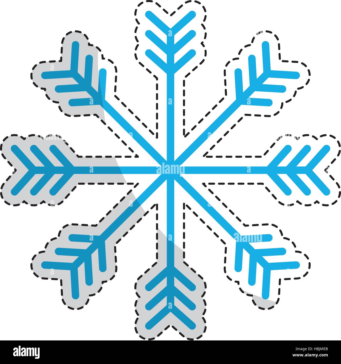 single snowflake icon image Stock Vector Image & Art - Alamy