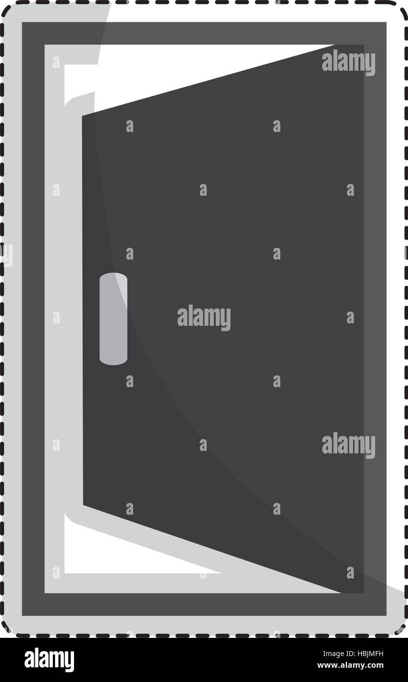 open door icon image Stock Vector Image & Art - Alamy