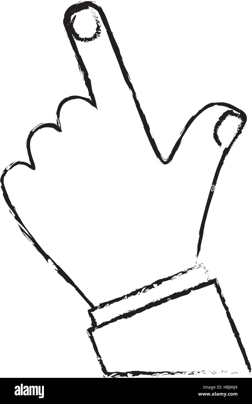 index finger hand gesture icon image Stock Vector Image & Art - Alamy