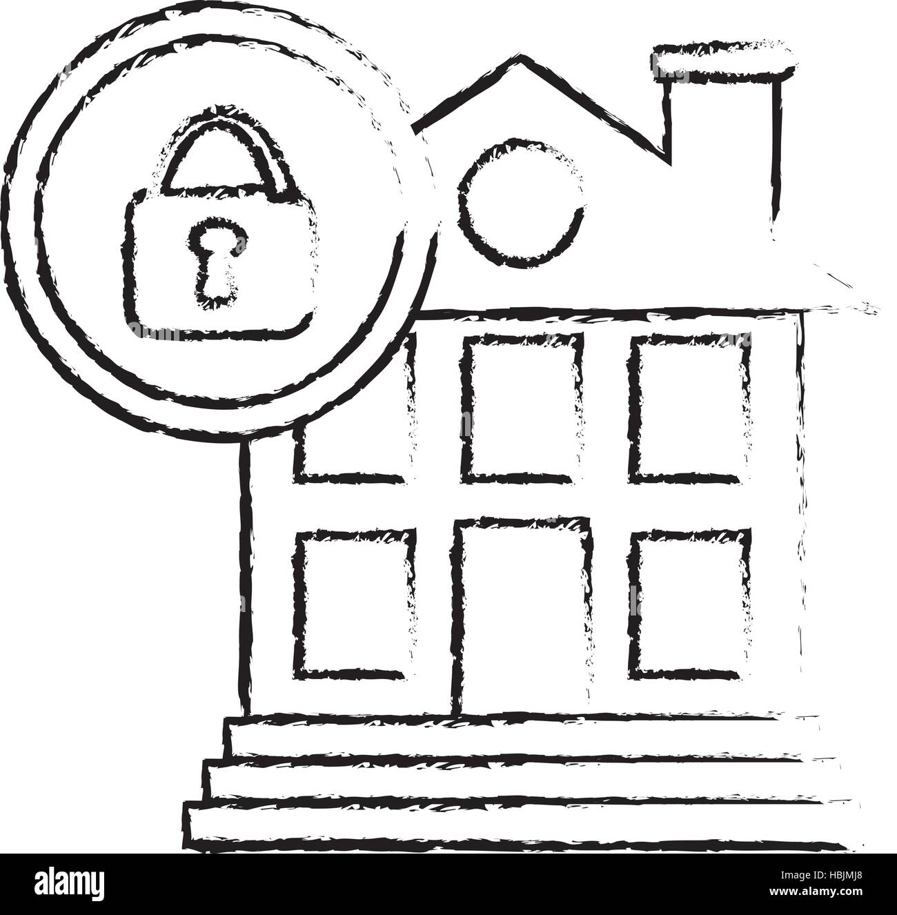 house security icon image Stock Vector Image & Art - Alamy