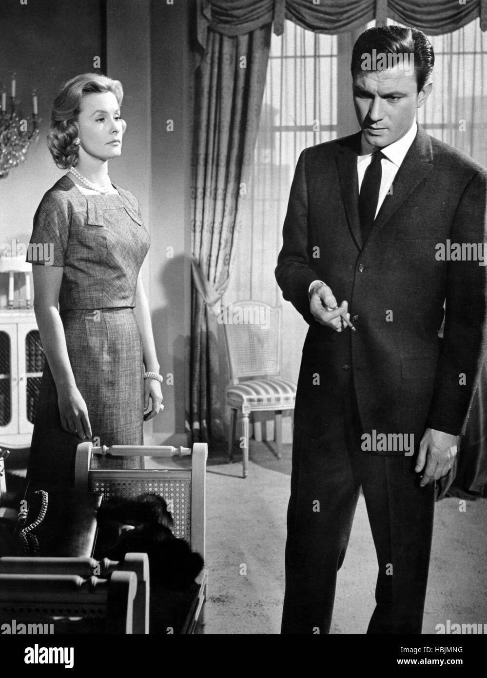 BUTTERFIELD 8, from left: Dina Merrill, Laurence Harvey, 1960 Stock ...