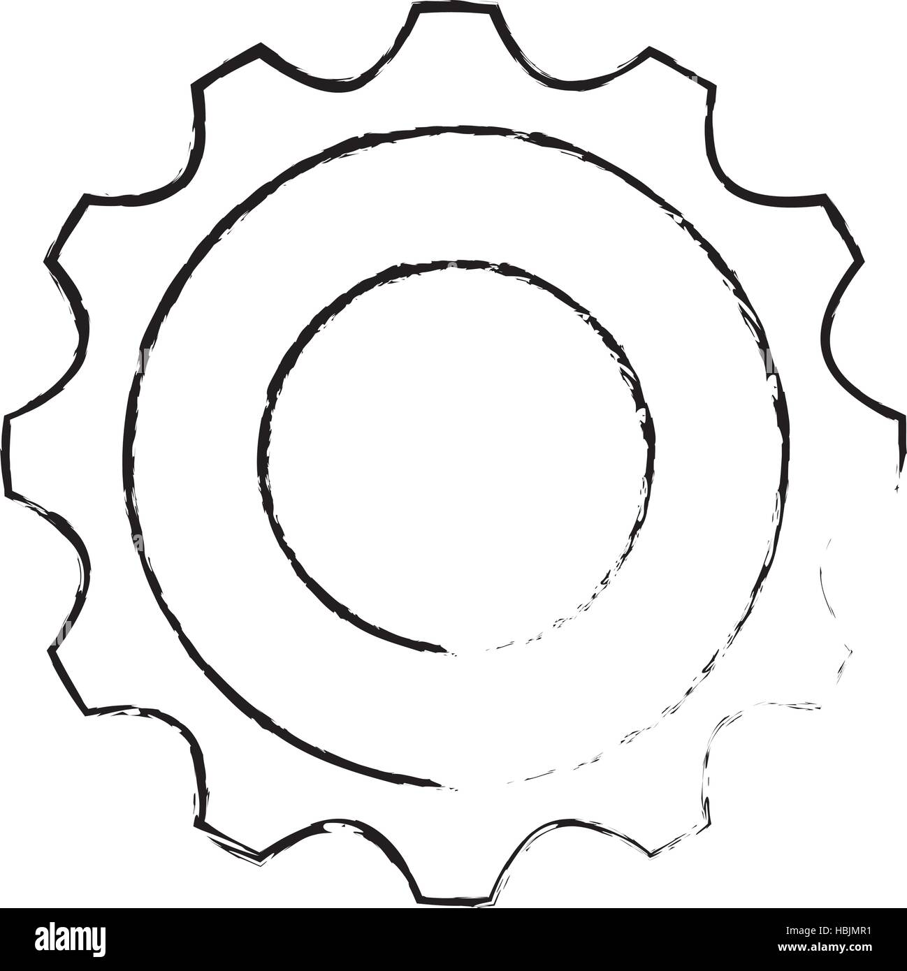 single gear icon image Stock Vector Image & Art - Alamy