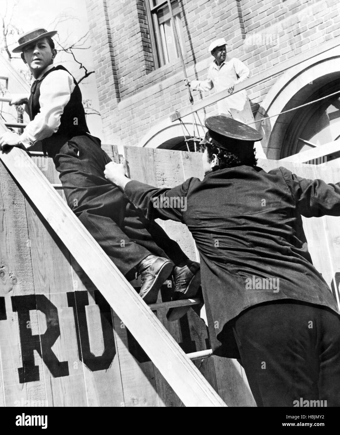 THE BUSTER KEATON STORY, Donald O'Connor (left) as Buster Keaton, 1957 ...