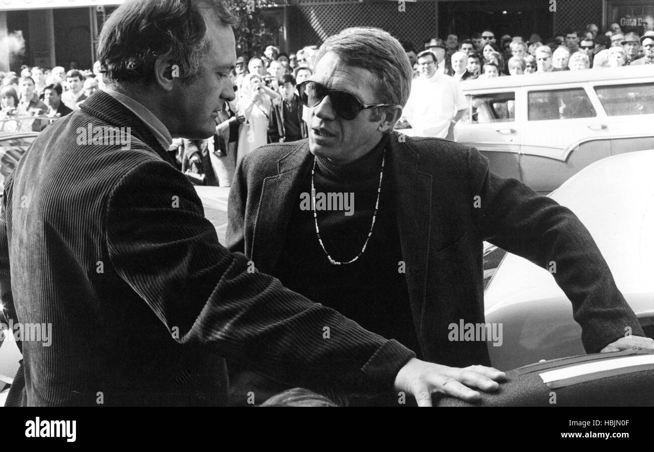 BULLITT, Peter Yates, director, Steve McQueen, 1968 Stock Photo - Alamy