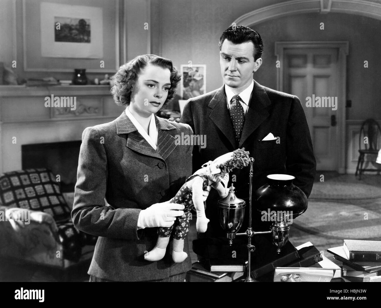 BURY ME DEAD, from left, June Lockhart, Hugh Beaumont, 1947 Stock Photo - Alamy