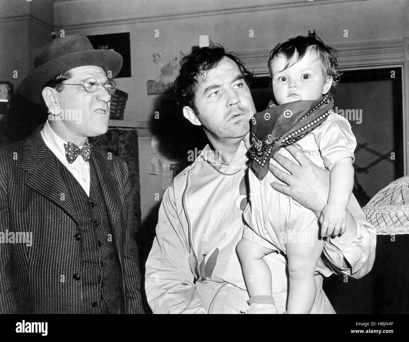 BUTCH MINDS THE BABY, from left: Shemp Howard, Broderick Crawford, H ...