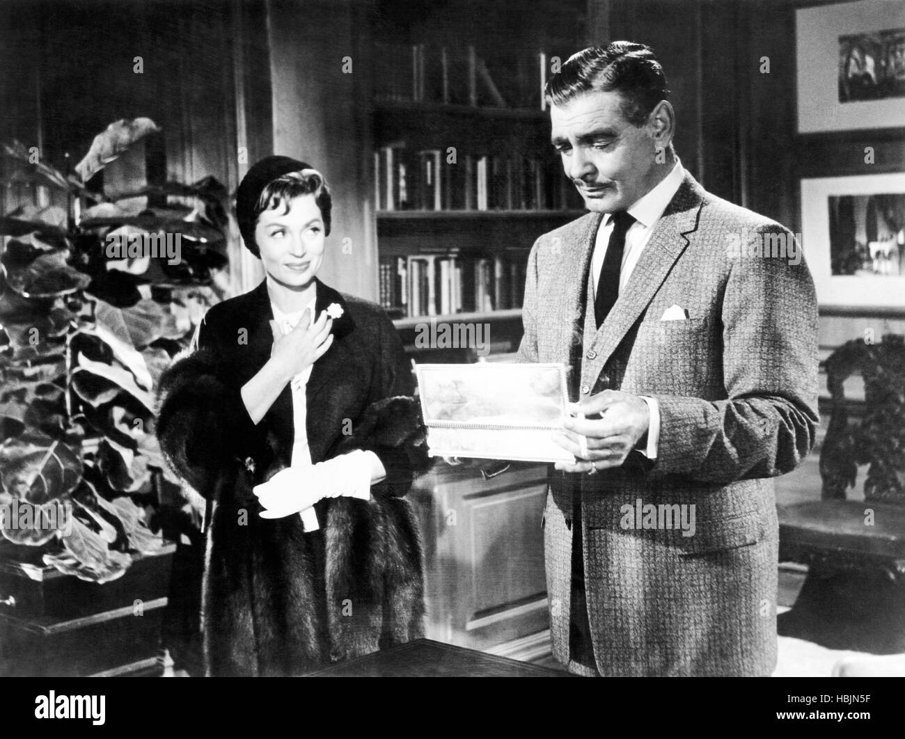 BUT NOT FOR ME, from left: Lilli Palmer, Clark Gable, 1959 Stock Photo ...