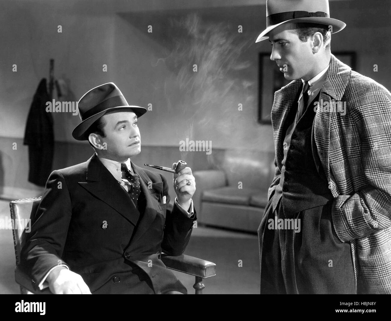 BULLETS OR BALLOTS, Edward G. Robinson, Humphrey Bogart, 1936 Stock ...