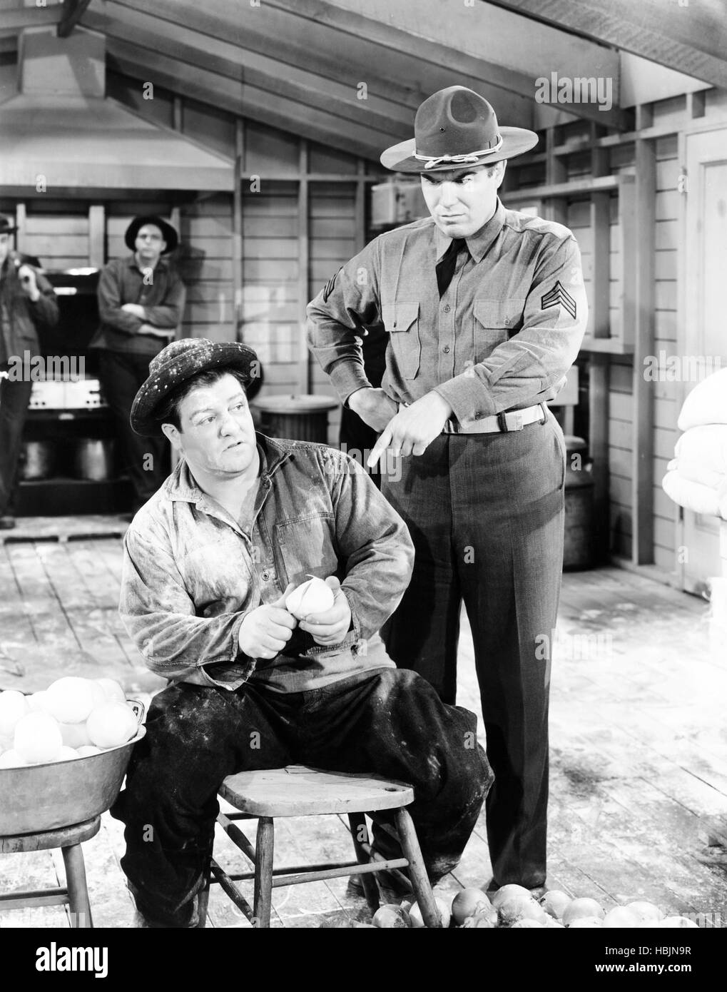 BUCK PRIVATES, from left: Lou Costello, Nat Pendleton, 1941 Stock Photo ...