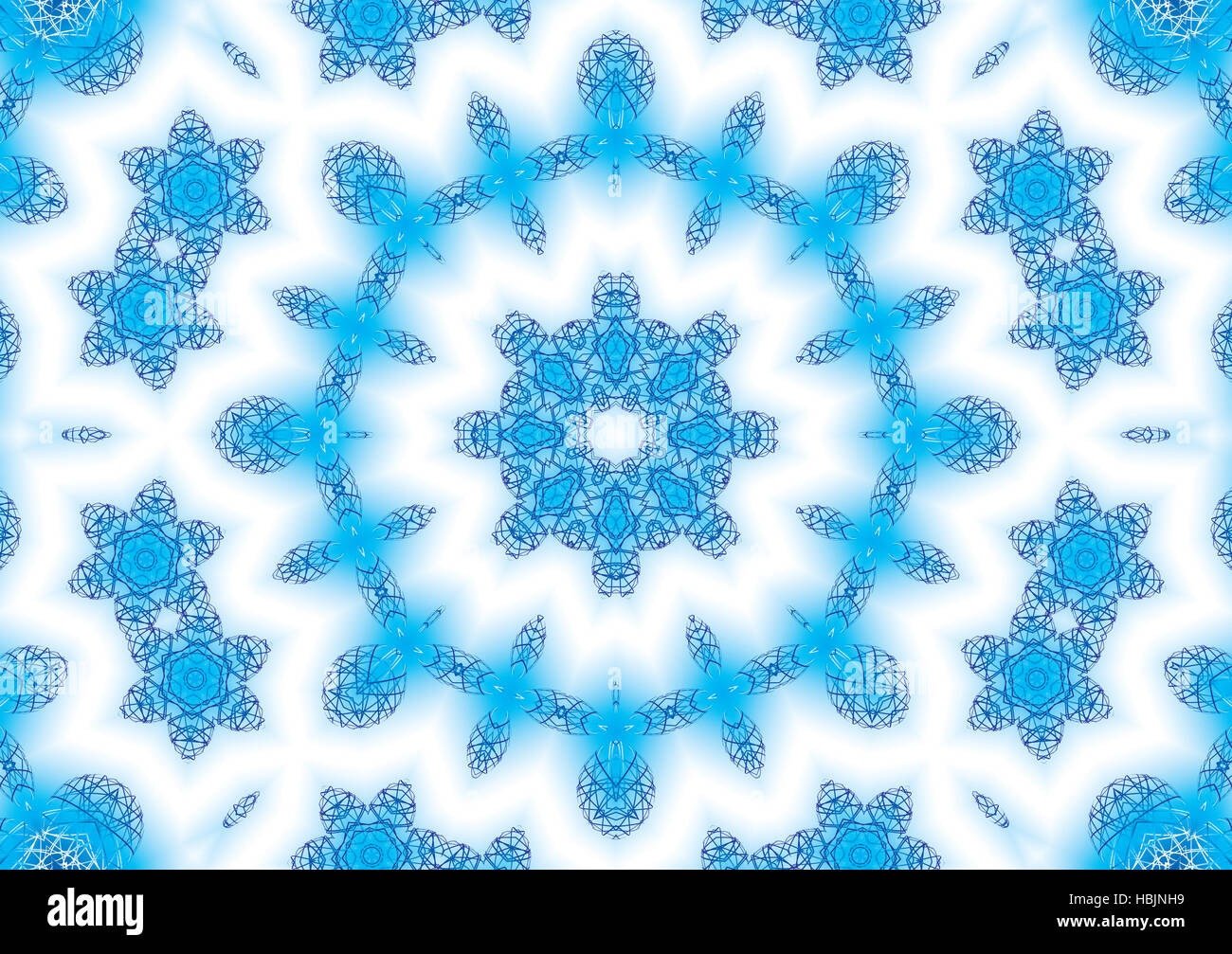 Abstract blue pattern on white Stock Photo - Alamy