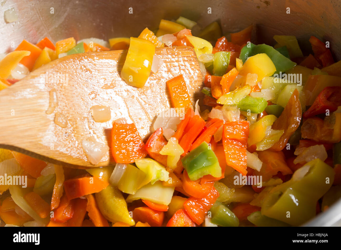 Cooking stew with mixed and colorfull vegetables Stock Photo - Alamy