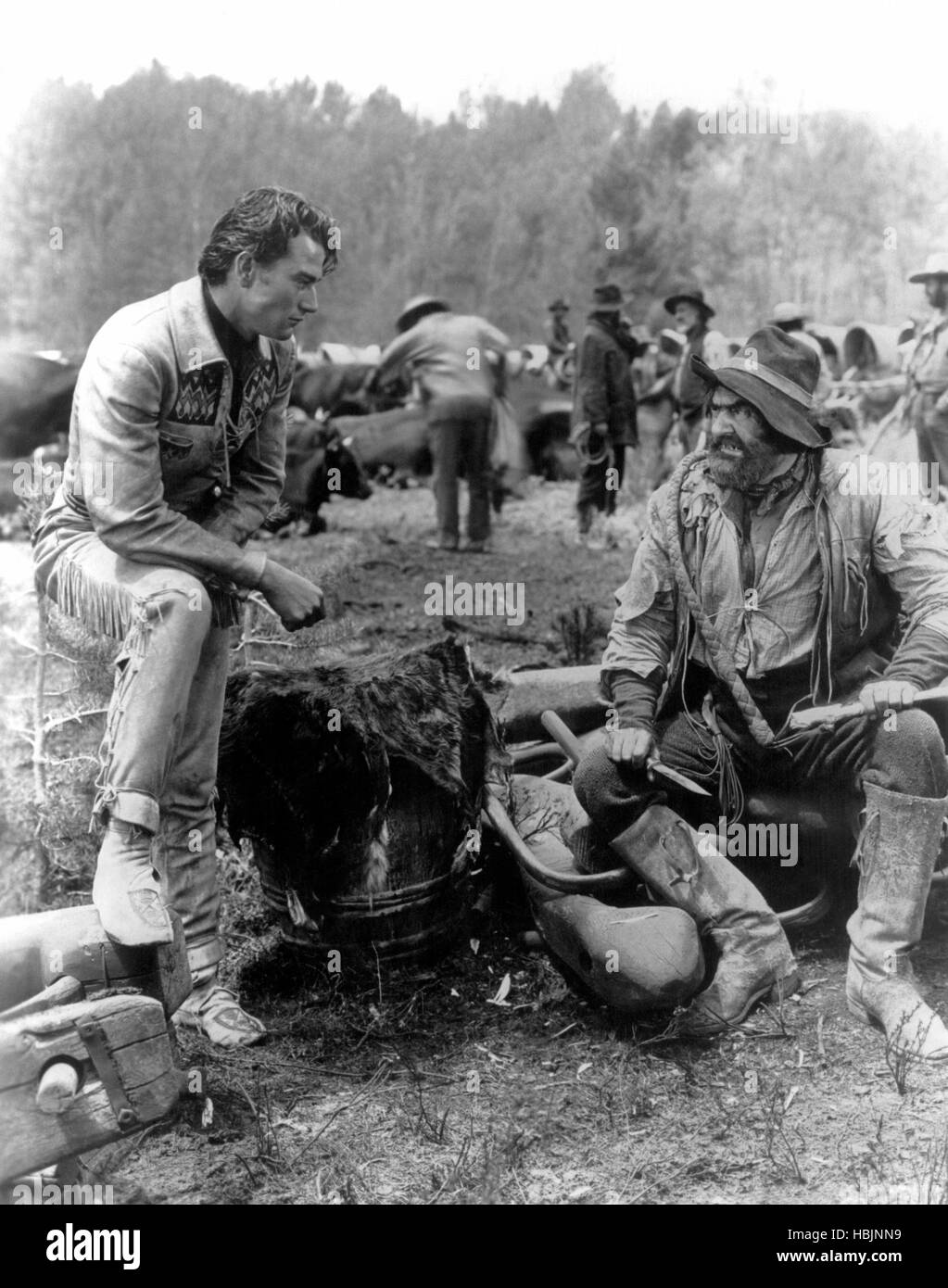 THE BIG TRAIL, John Wayne, Tyrone Power Sr., 1930, TM & Copyright (c ...