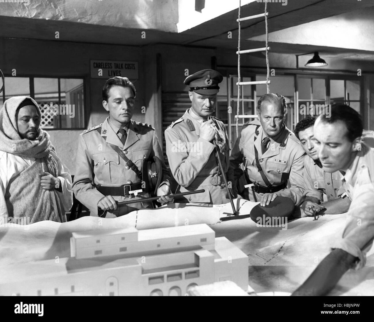 BITTER VICTORY, Raymond Pellegrin, Richard Burton, Anthony Bushell ...