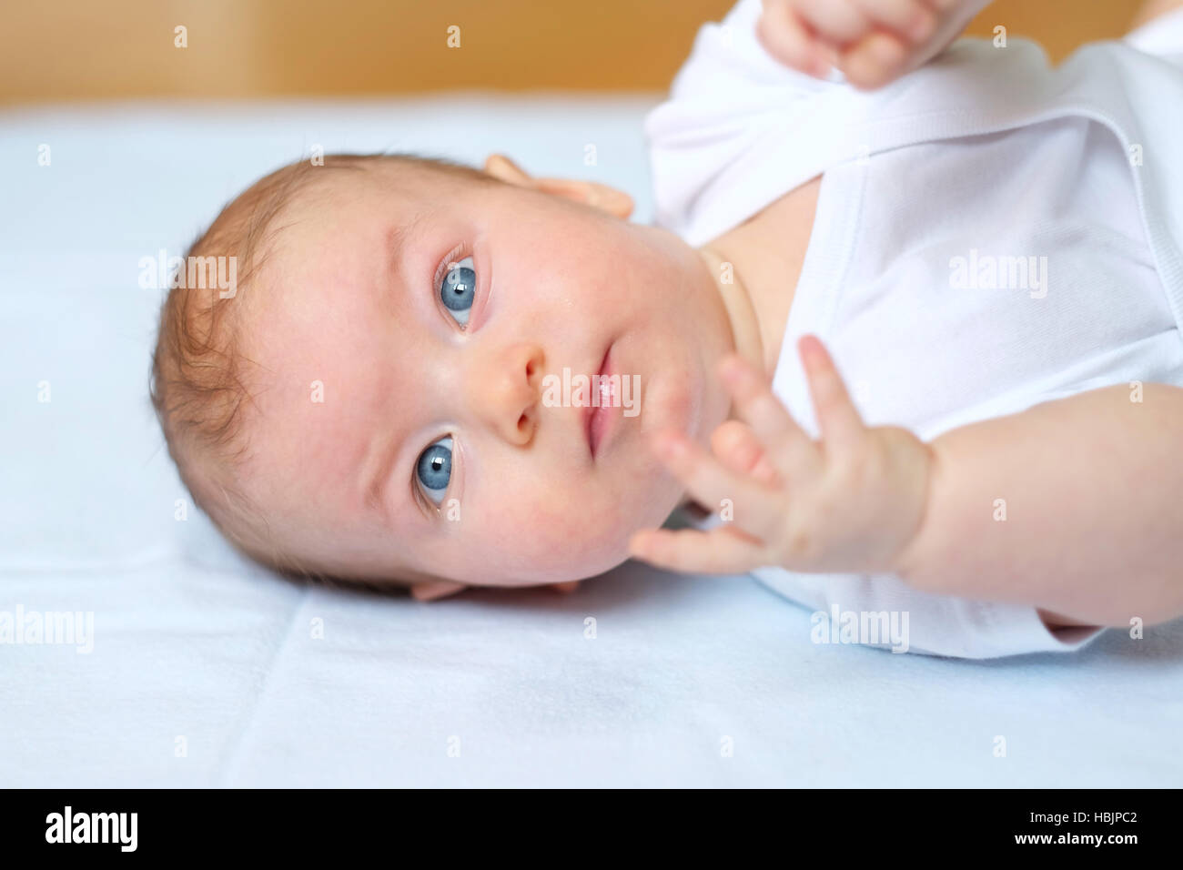 Four months old baby Stock Photo - Alamy