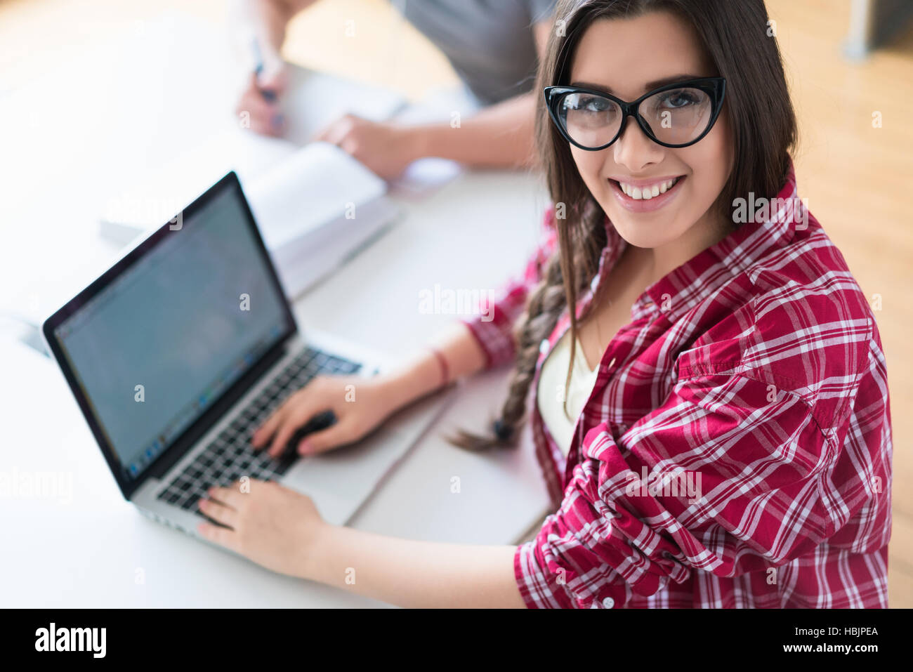 Attractive student hi-res stock photography and images - Alamy