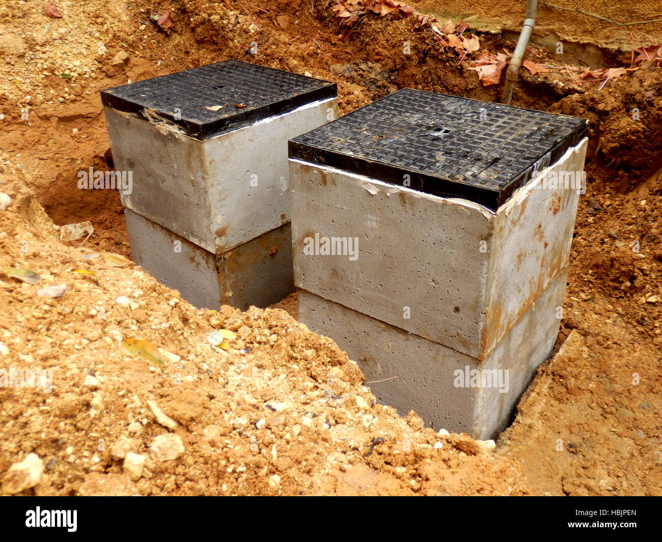 Septic tank pipe hi-res stock photography and images - Alamy