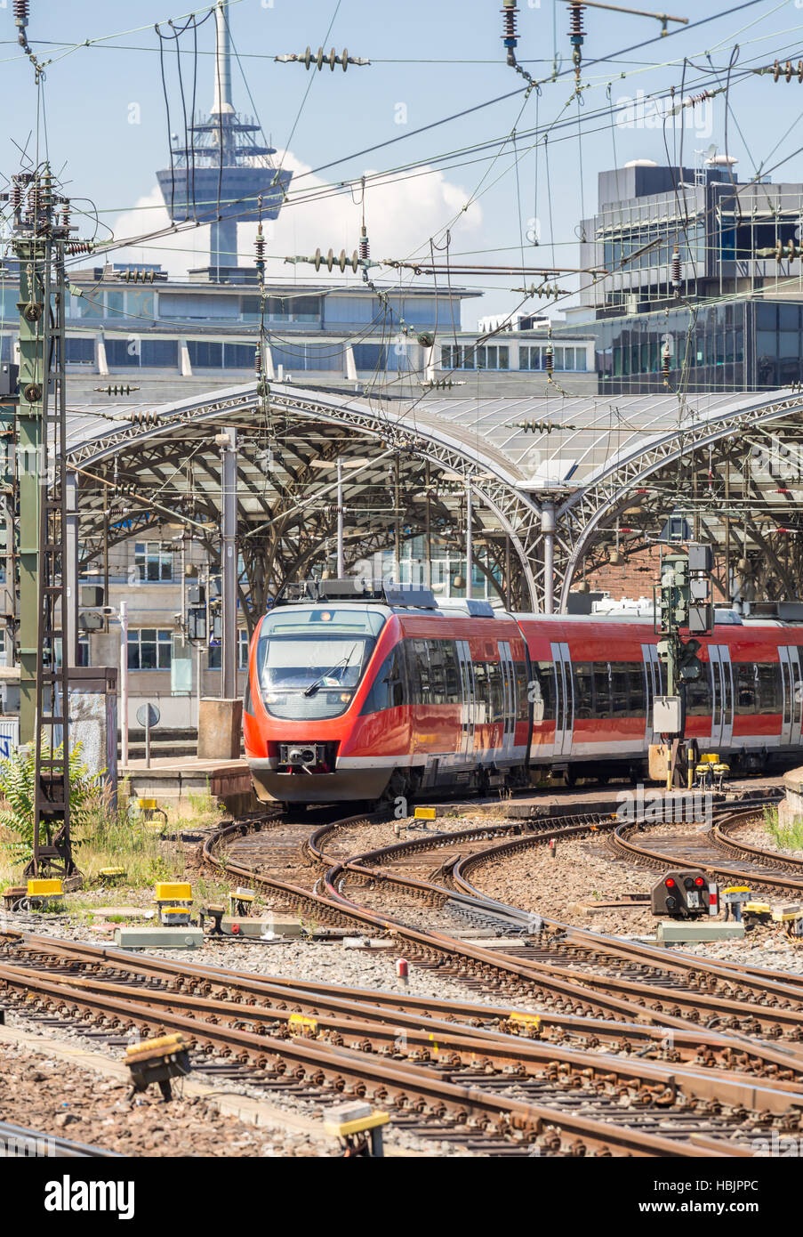 Commuter Train in Germany Stock Photo - Alamy