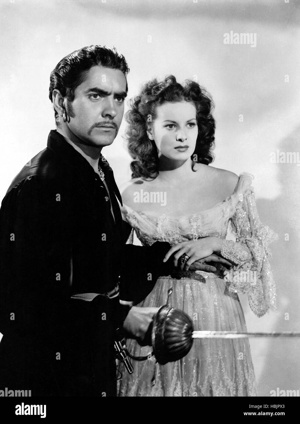 THE BLACK SWAN, Tyrone Power, Maureen O'Hara, 1942. TM and Copyright ...