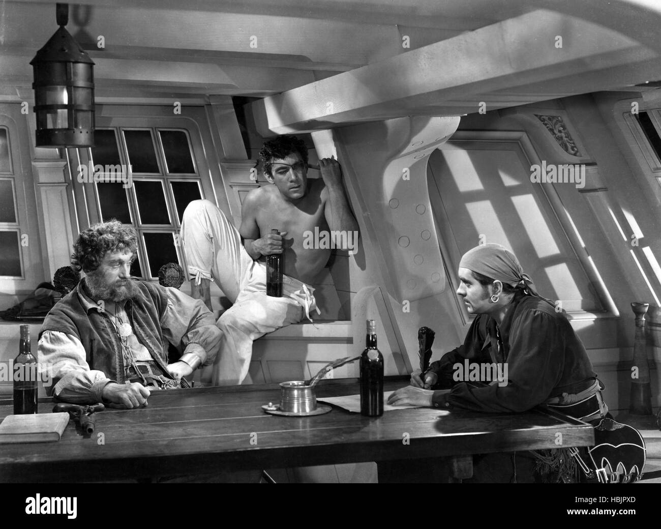 THE BLACK SWAN, George Sanders, Anthony Quinn, Tyrone Power, 1942. TM ...
