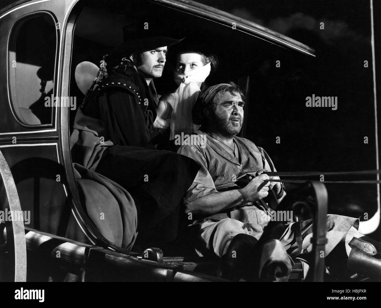THE BLACK SWAN, Tyrone Power, Maureen O'Hara, Thomas Mitchell, 1942. TM ...