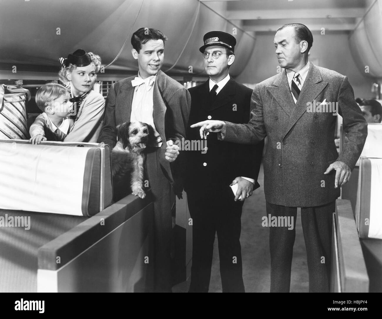 BLONDIE TAKES A VACATION, from left: Larry Simms, Penny Singleton ...
