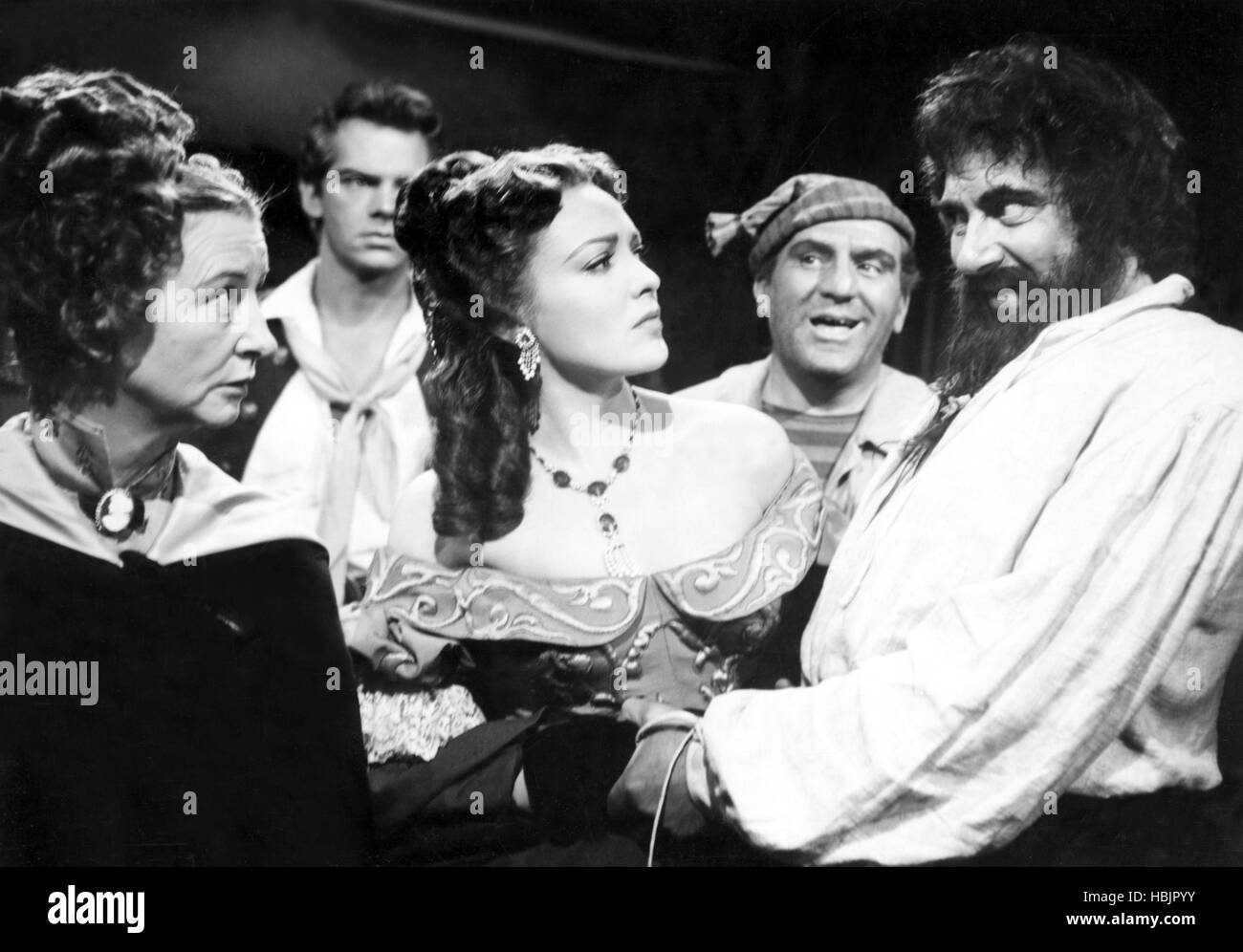 BLACKBEARD THE PIRATE, Irene Ryan, Keith Andes, Linda Darnell, William ...