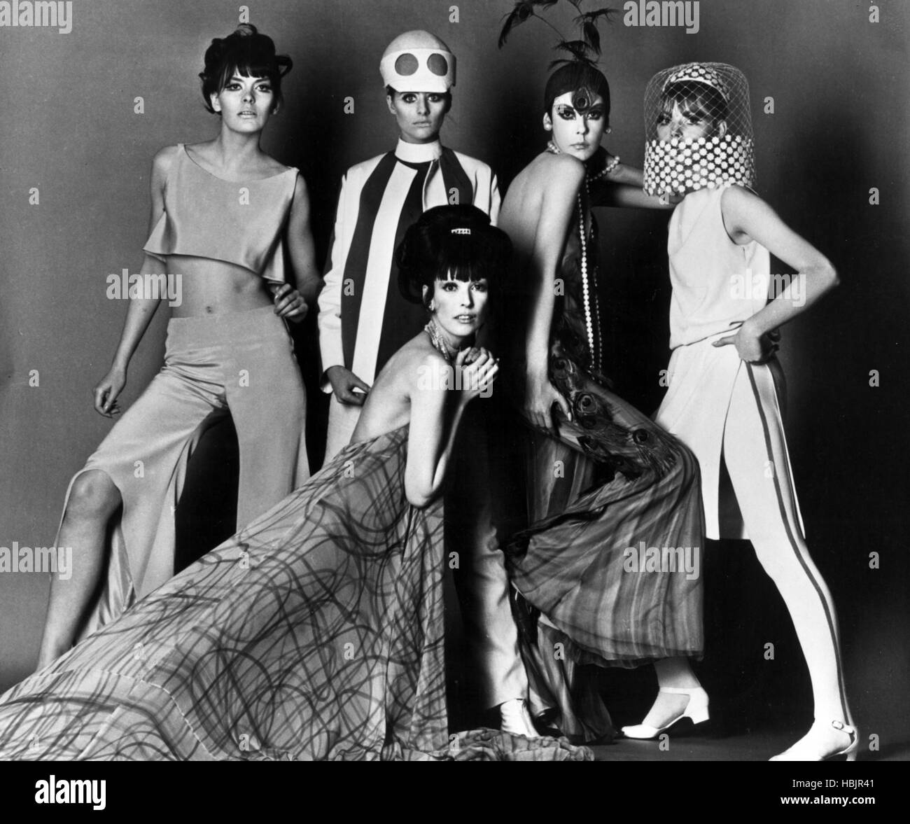 BLOWUP, mod fashion designs by Jocelyn Rickards, worn by models such as ...