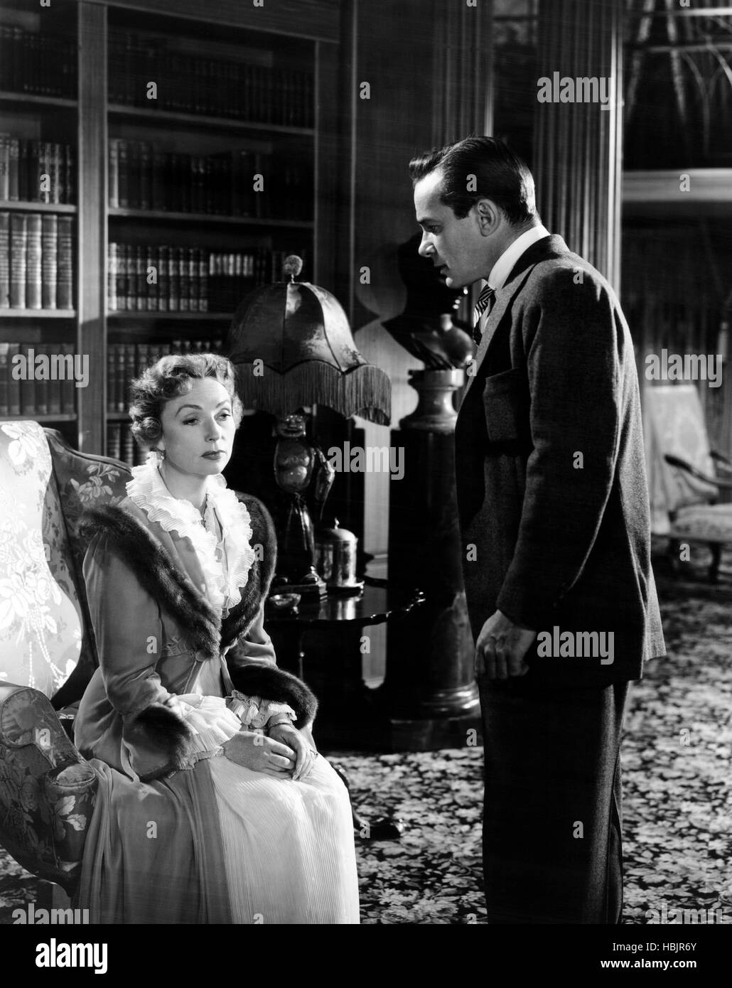 THE BLUE VEIL, from left, Agnes Moorehead, Richard Carlson, 1951 Stock ...