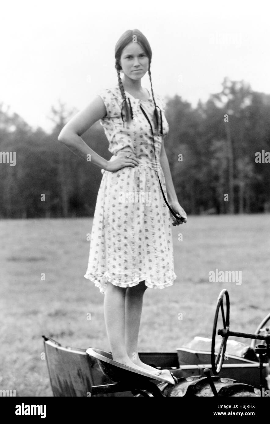 BOXCAR BERTHA, Barbara Hershey, candid on the set, 1972 Stock Photo - Alamy