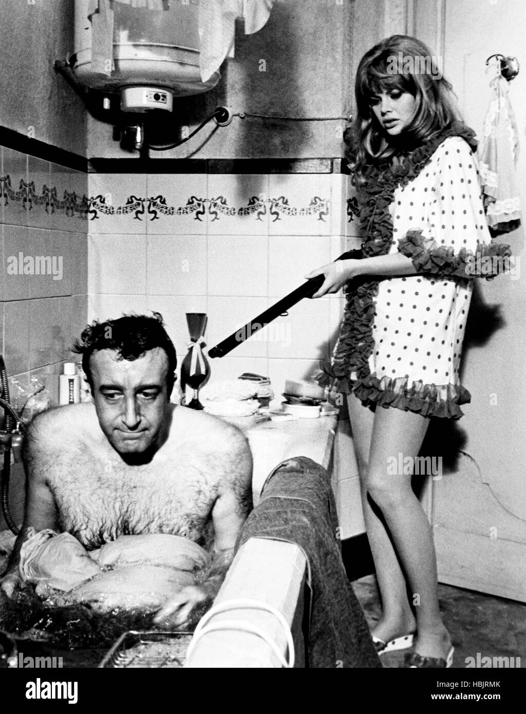 THE BOBO, from left, Peter Sellers, Britt Ekland, 1967 Stock Photo - Alamy