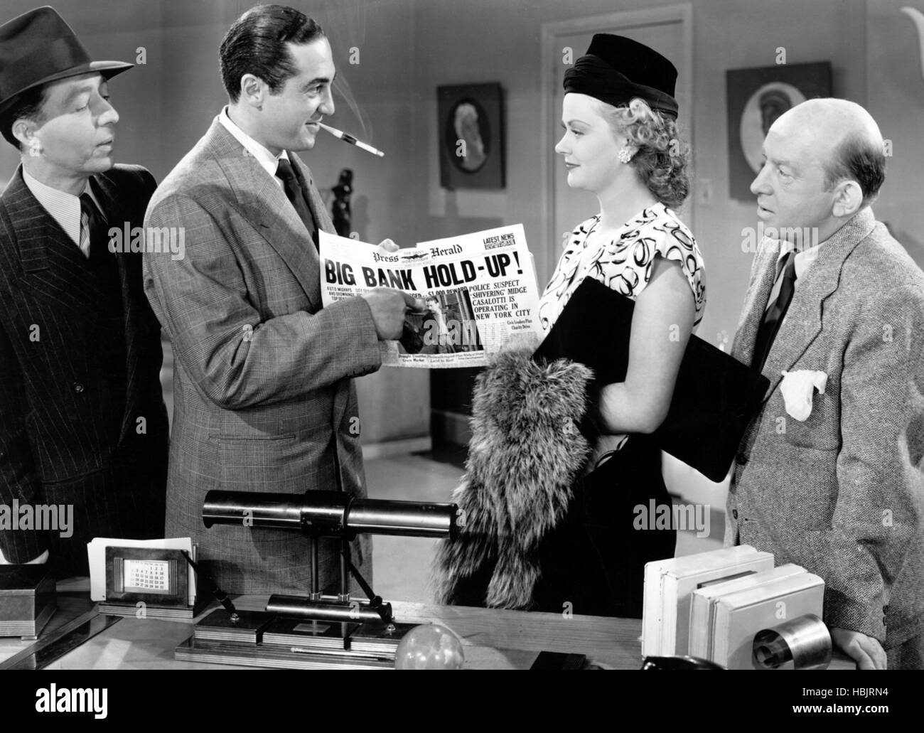 BOWERY BOMBSHELL, Sheldon Leonard, Daun Kennedy, Vince Barnett, 1946 Stock Photo - Alamy