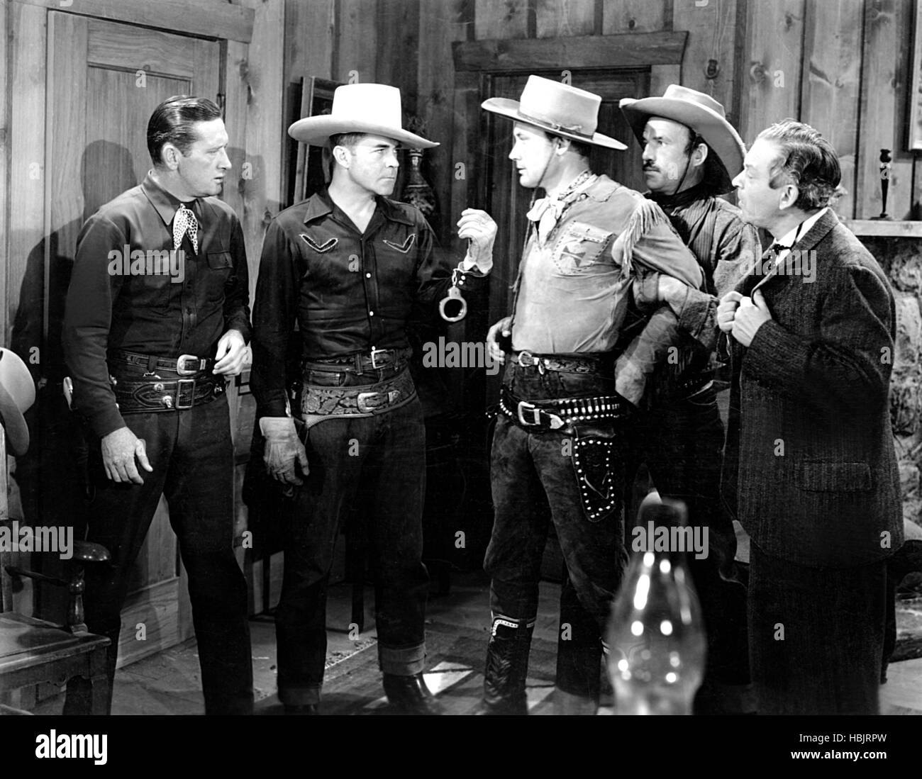 BORDER BUCKAROOS, first, second, third and fourth from left: Jack ...