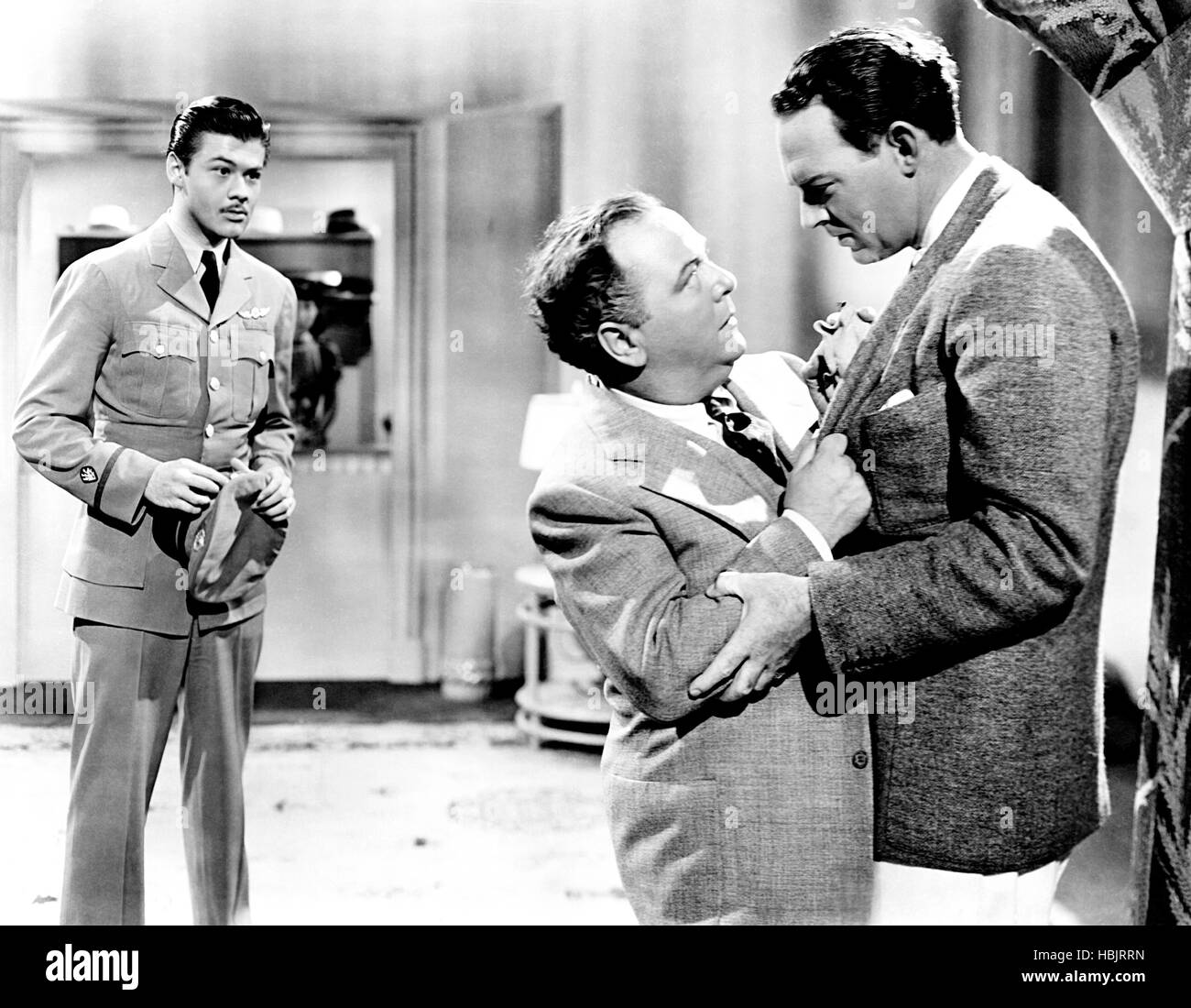 BOMBAY CLIPPER, from left, Turhan Bey, Lloyd Corrigan, William Gargan ...