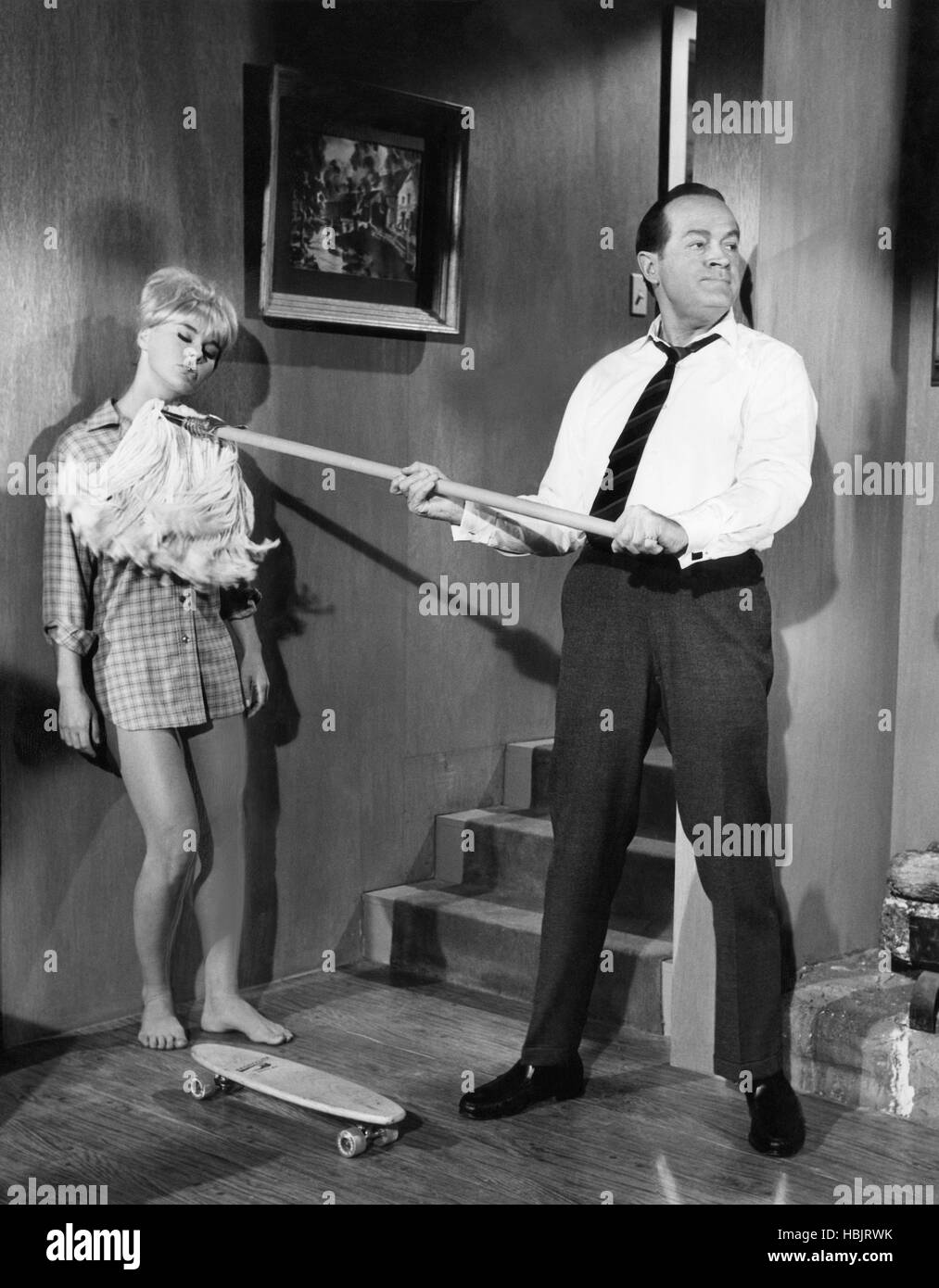 BOY, DID I GET A WRONG NUMBER!, Elke Sommer, Bob Hope, 1966 Stock Photo ...