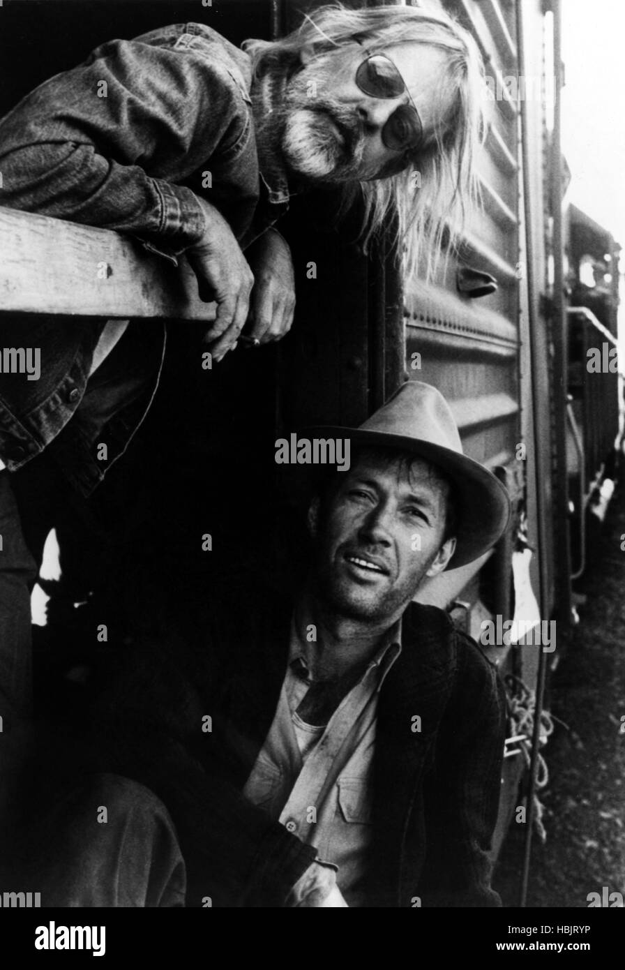 BOUND FOR GLORY, Director Hal Ashby and David Carradine, 1976 Stock Photo - Alamy