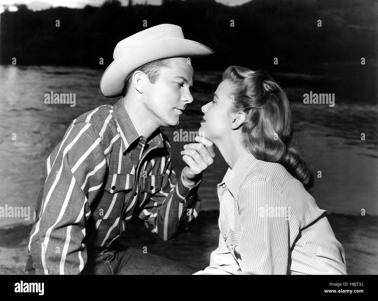 THE BOY FROM INDIANA, from left, Lon McCallister, Lois Butler, 1950 ...