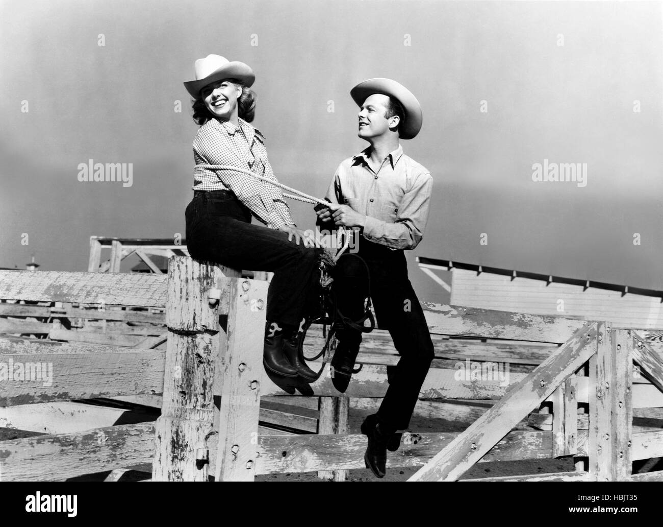 THE BOY FROM INDIANA, from left, Lois Butler, Lon McCallister, 1950 ...