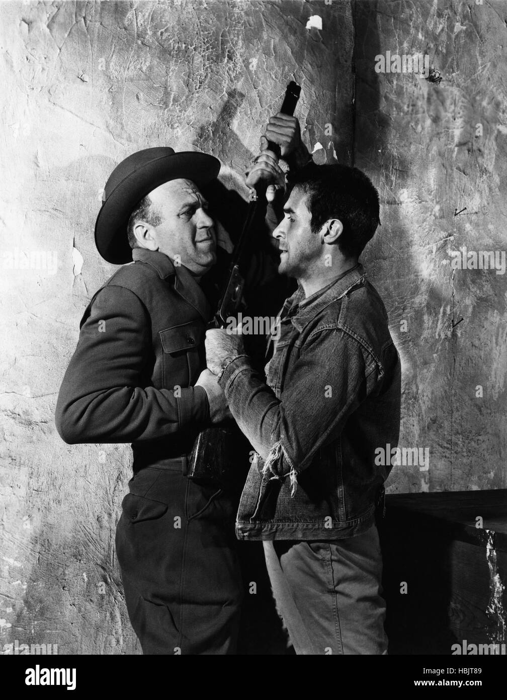 BORDER INCIDENT, Howard Da Silva, Ricardo Montalban, 1949 Stock Photo ...