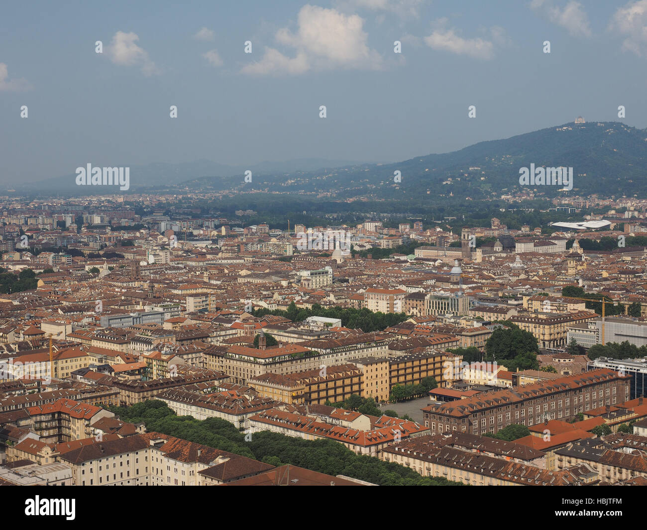 Aerial view of Turin Stock Photo - Alamy