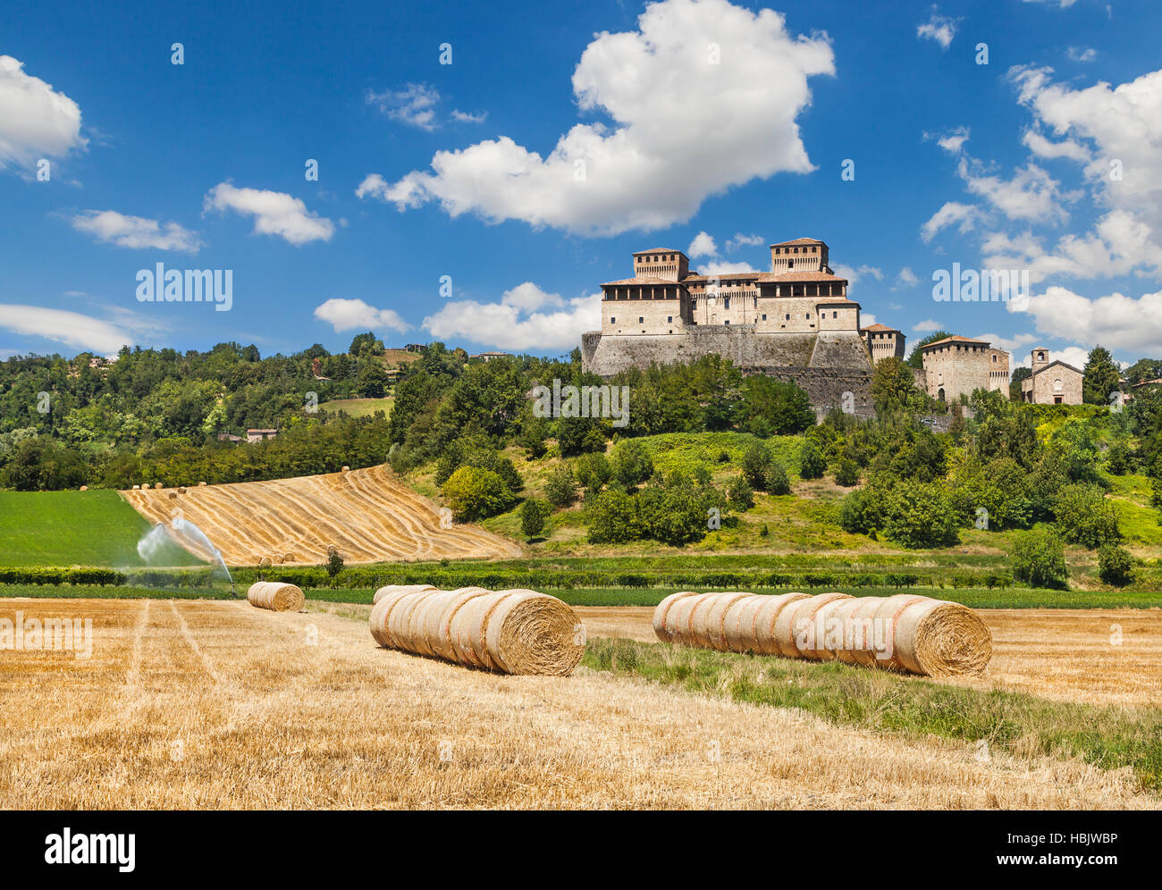 Castle of Torrechiara Stock Photo - Alamy