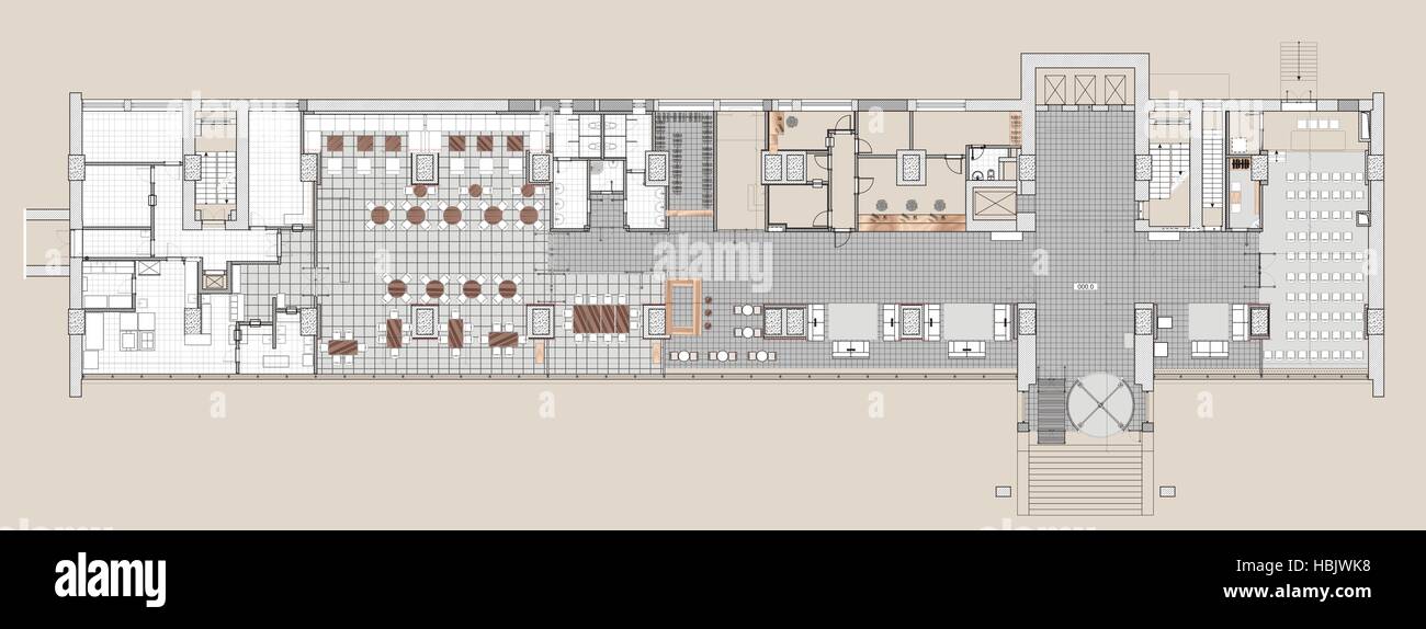 Plan Public Buildings Stock Photo - Alamy