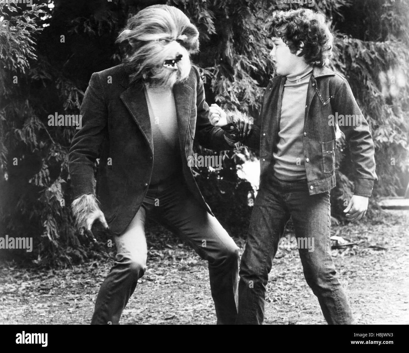 THE BOY WHO CRIED WEREWOLF, from left, Kerwin Matthews, Scott Sealey ...