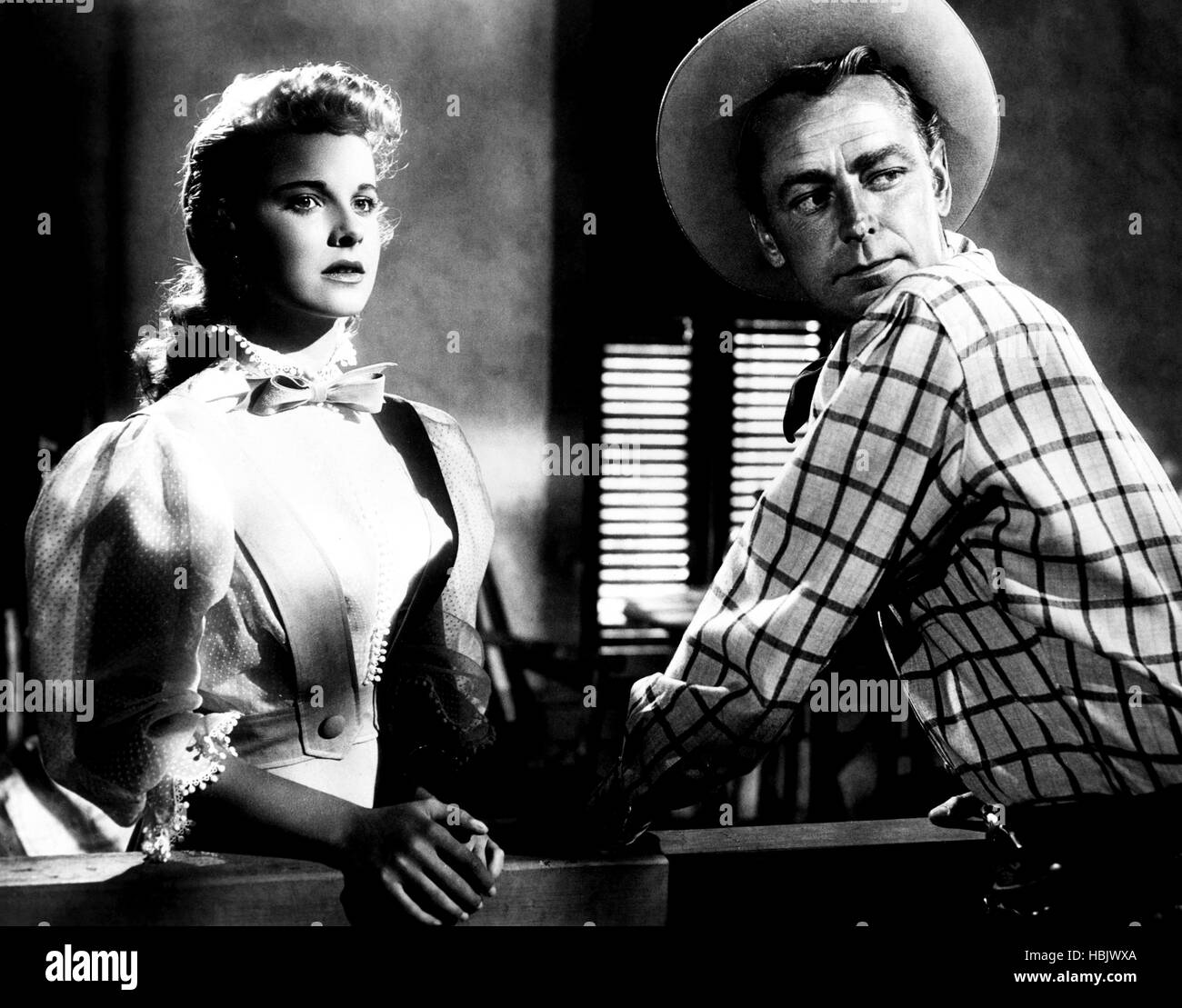 BRANDED, from left, Mona Freeman, Alan Ladd, 1950 Stock Photo - Alamy