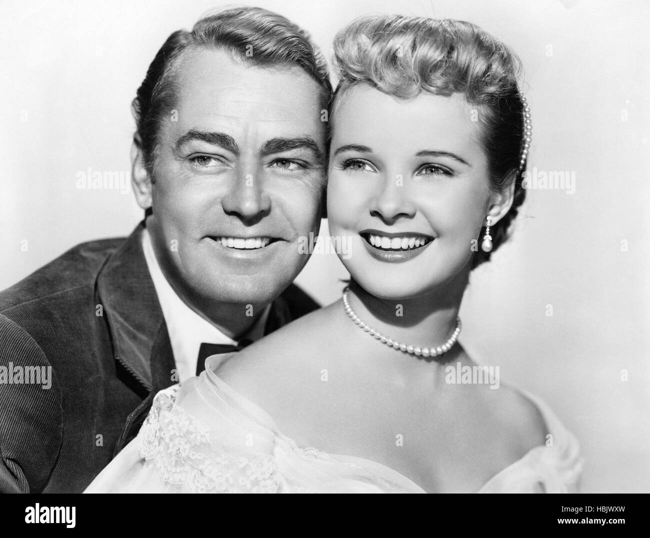 BRANDED, from left: Alan Ladd, Mona Freeman, 1950 Stock Photo - Alamy