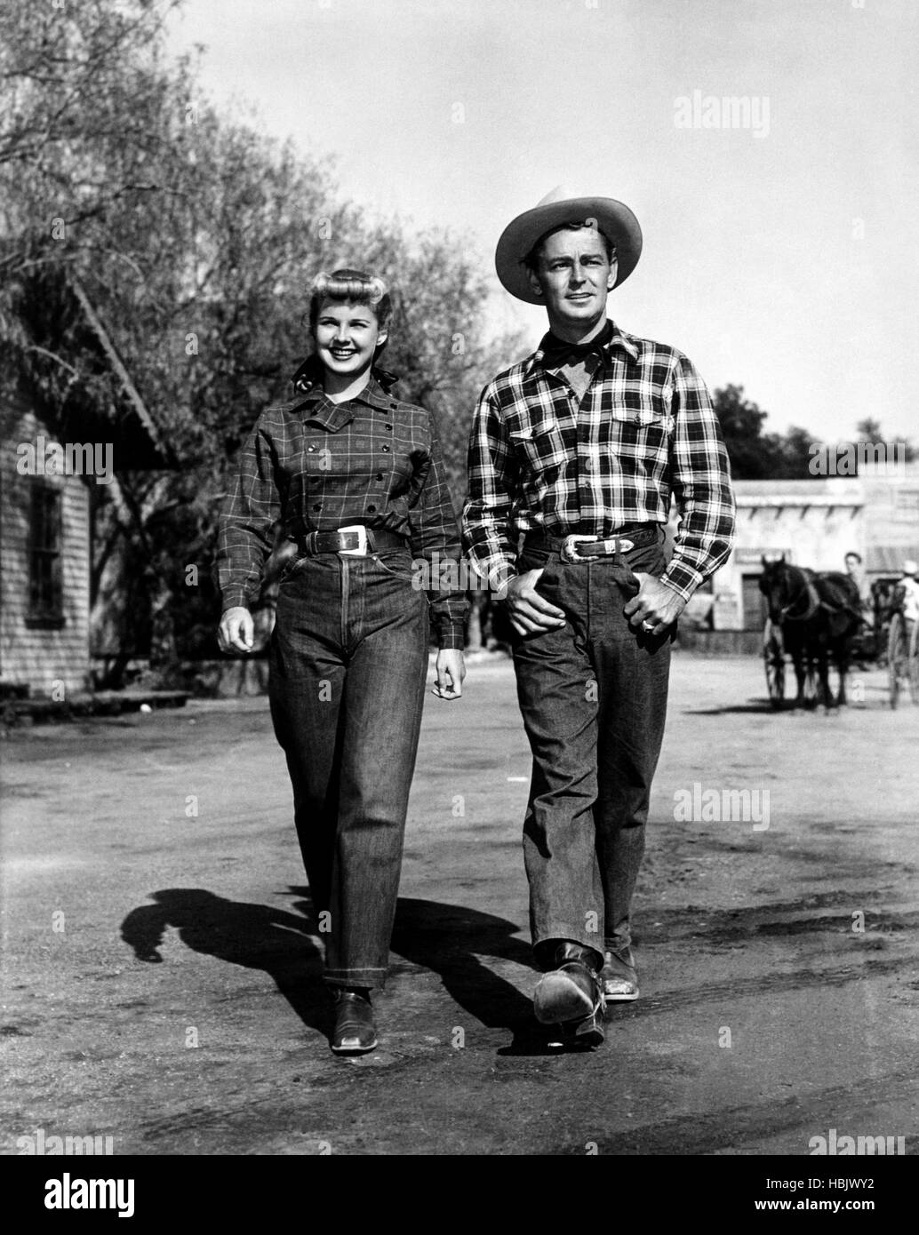 BRANDED, from left, Mona Freeman, Alan Ladd, 1950 Stock Photo - Alamy