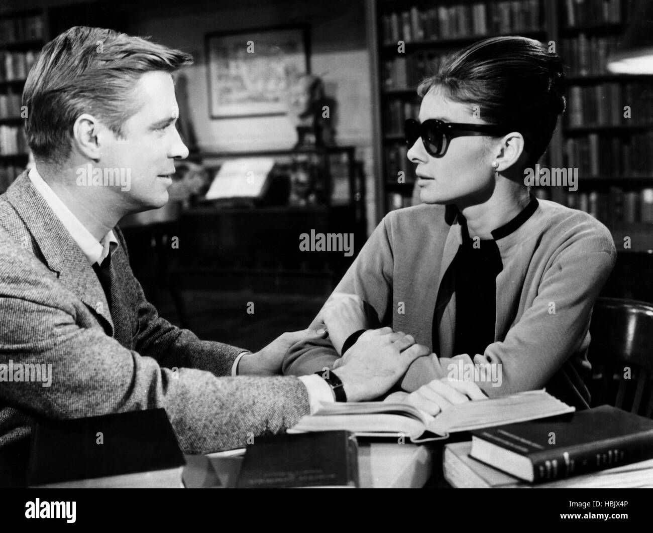 BREAKFAST AT TIFFANY'S, from left, George Peppard, Audrey Hepburn, 1961 ...
