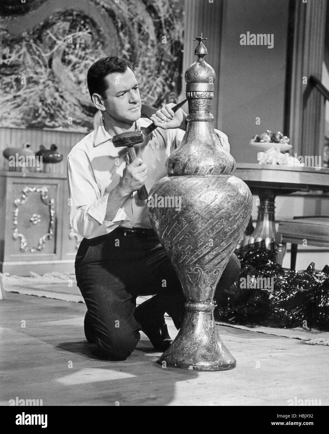 THE BRASS BOTTLE, Tony Randall, 1964 Stock Photo - Alamy