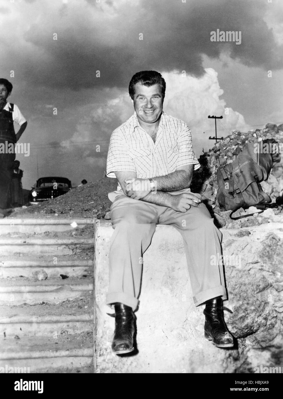 THE BRAVE BULLS, Director Robert Rossen, on set, 1951 Stock Photo - Alamy