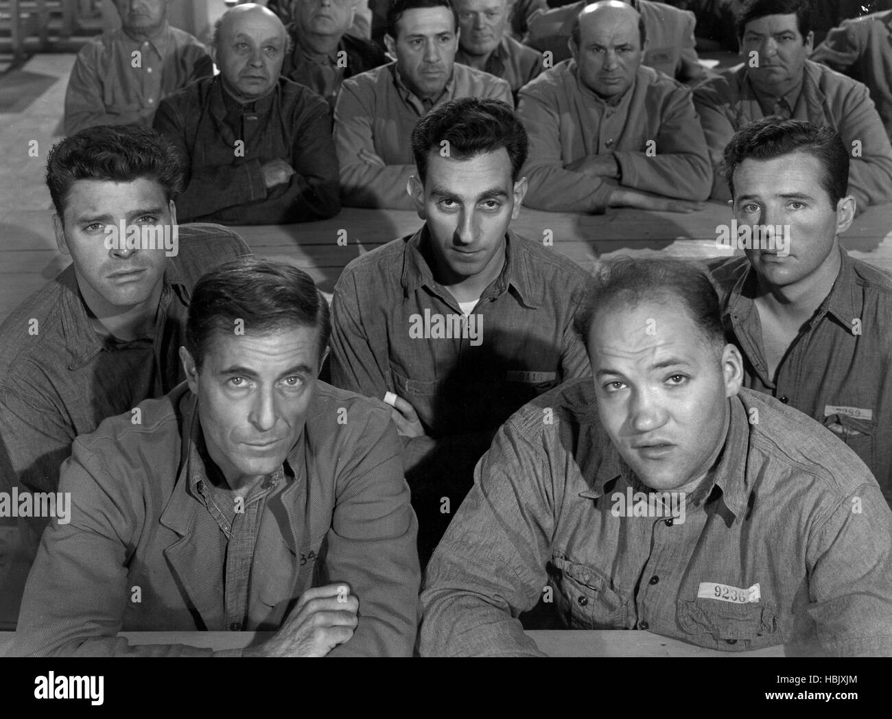 BRUTE FORCE, Burt Lancaster, John Hoyt, Jeff Corey, Jack Overman ...