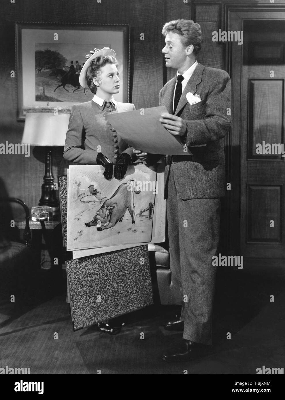 THE BRIDE GOES WILD, from left, June Allyson, Van Johnson, 1948 Stock ...